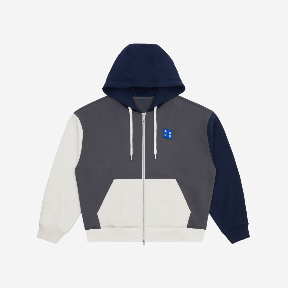 아더에러 시그니피컨트 TRS 태그 후드 집업 02 그레이 | Ader Error | KREAM