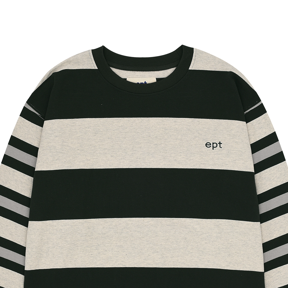 이피티 스트라이프 롱 슬리브 그레이 | EPT | KREAM