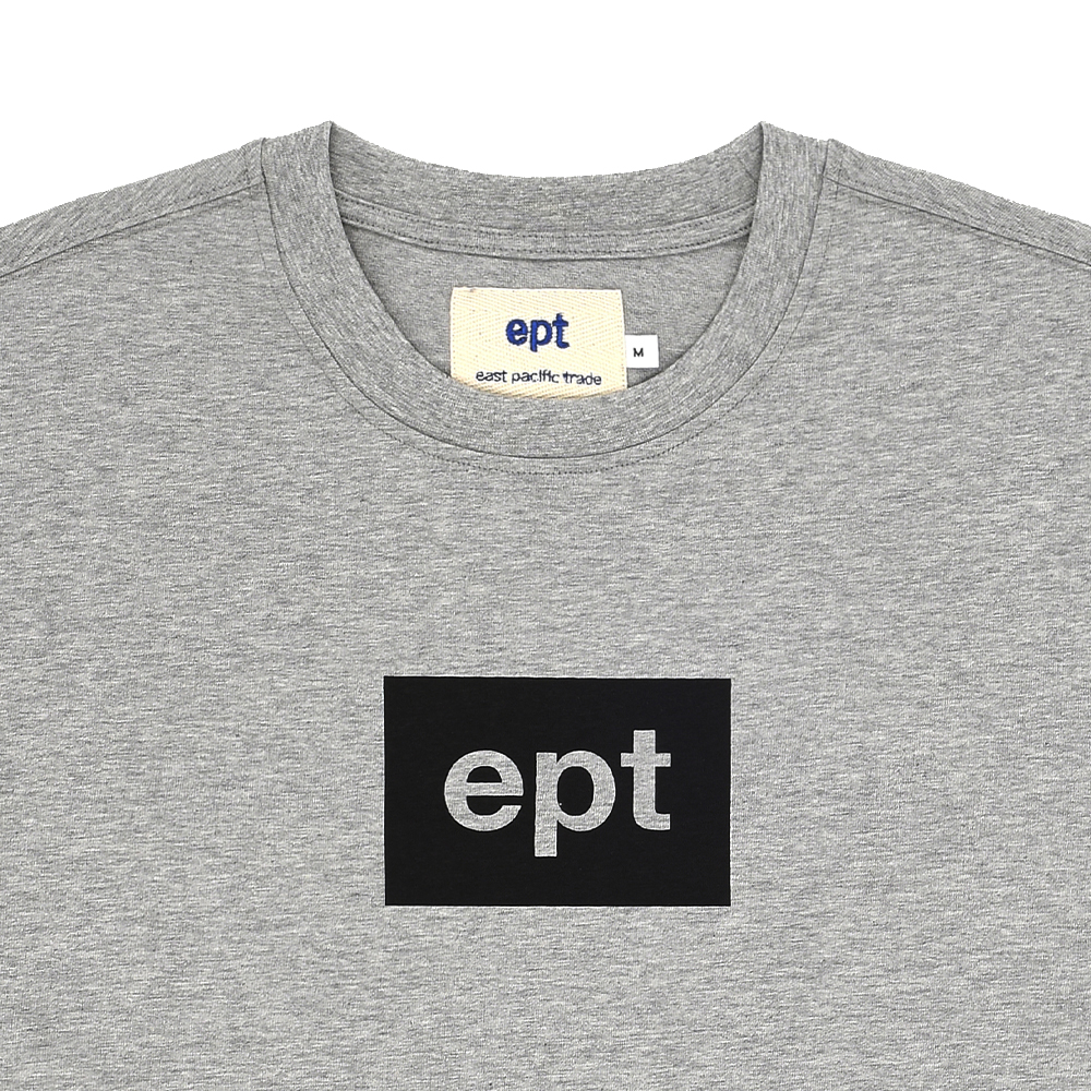 이피티 박스 로고 티셔츠 그레이 | EPT | KREAM
