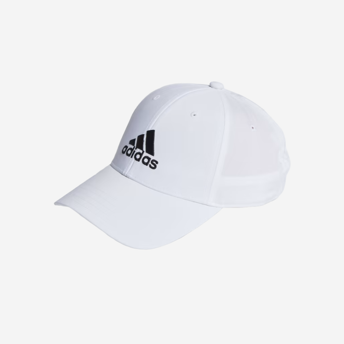 아디다스 자수 로고 라이트웨이트 베이스볼 캡 화이트 | Adidas | KREAM