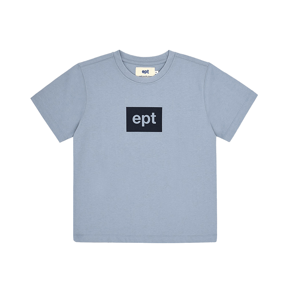 이피티 박스 로고 티셔츠 라이트 블루 | EPT | KREAM