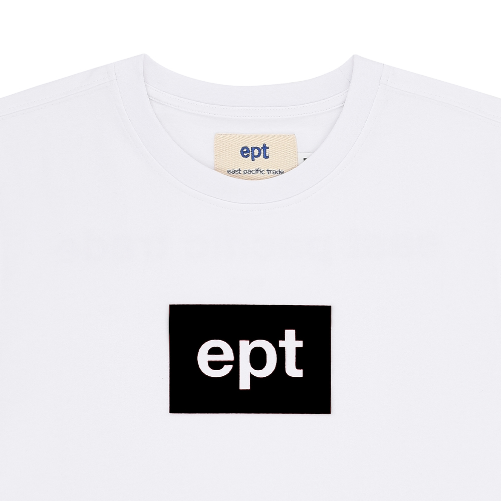 이피티 박스 로고 티셔츠 화이트 | EPT | KREAM