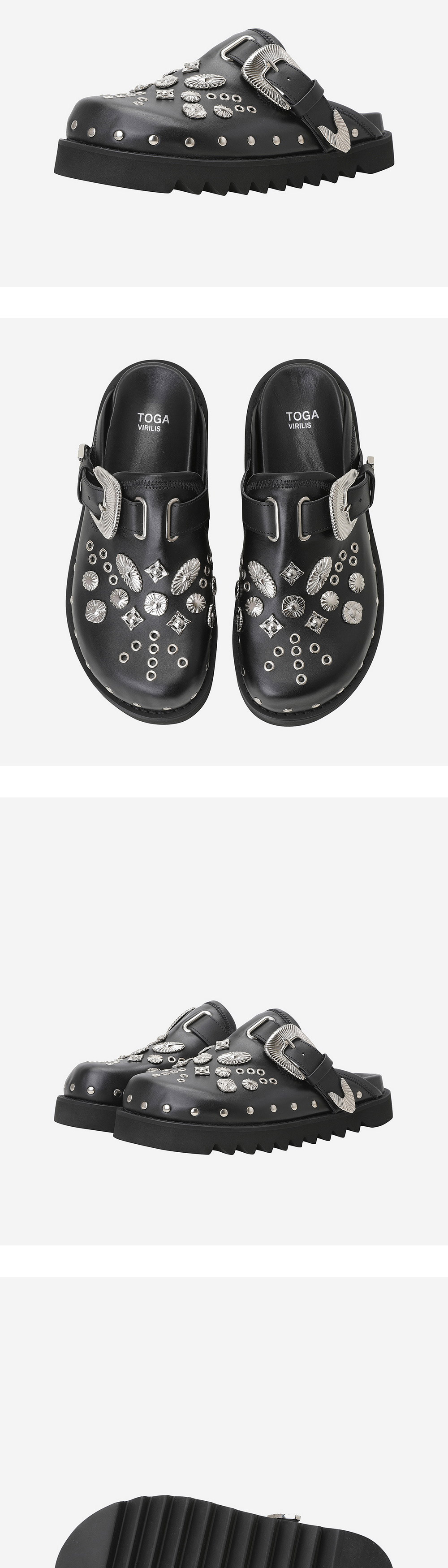 토가 비릴리스 AJ1066 레더 블랙 | Toga | KREAM