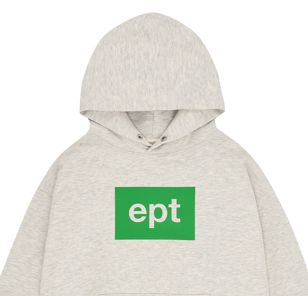이피티 박스 로고 후디 오트밀 | EPT | KREAM