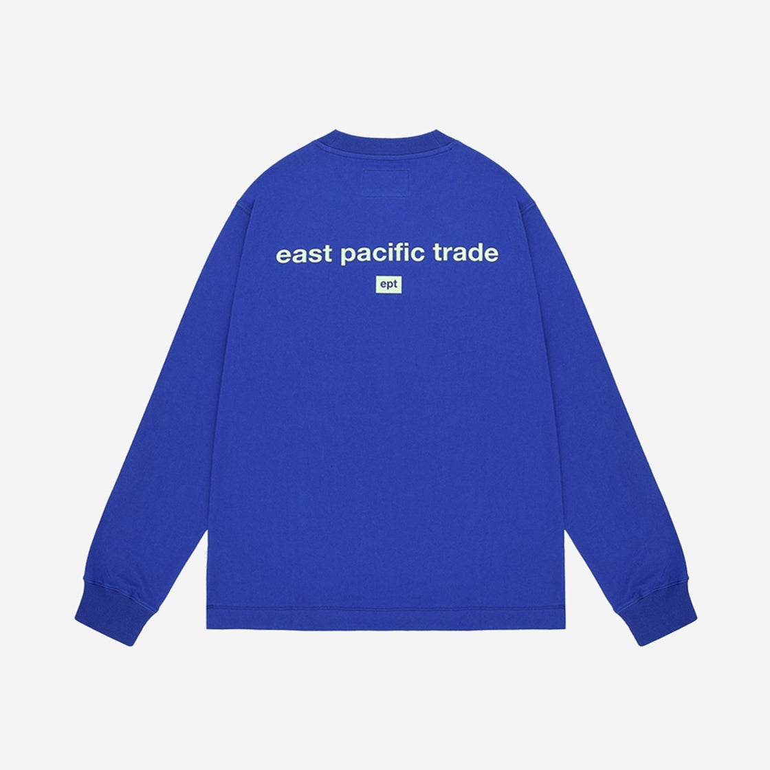 이피티 박스 로고 롱슬리브 블루 | EPT | KREAM