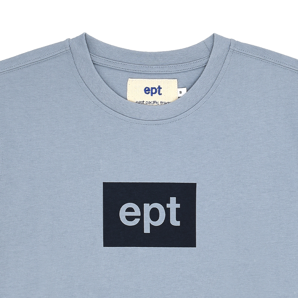 이피티 박스 로고 티셔츠 라이트 블루 | EPT | KREAM