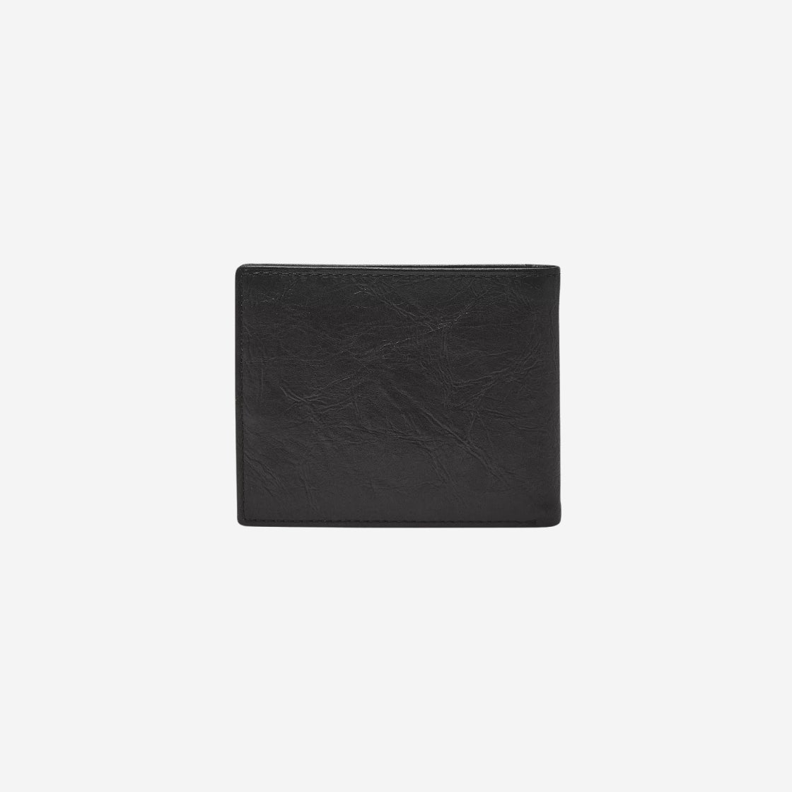 파슬 닐 레더 플립 ID 반지갑 블랙 | Fossil | KREAM