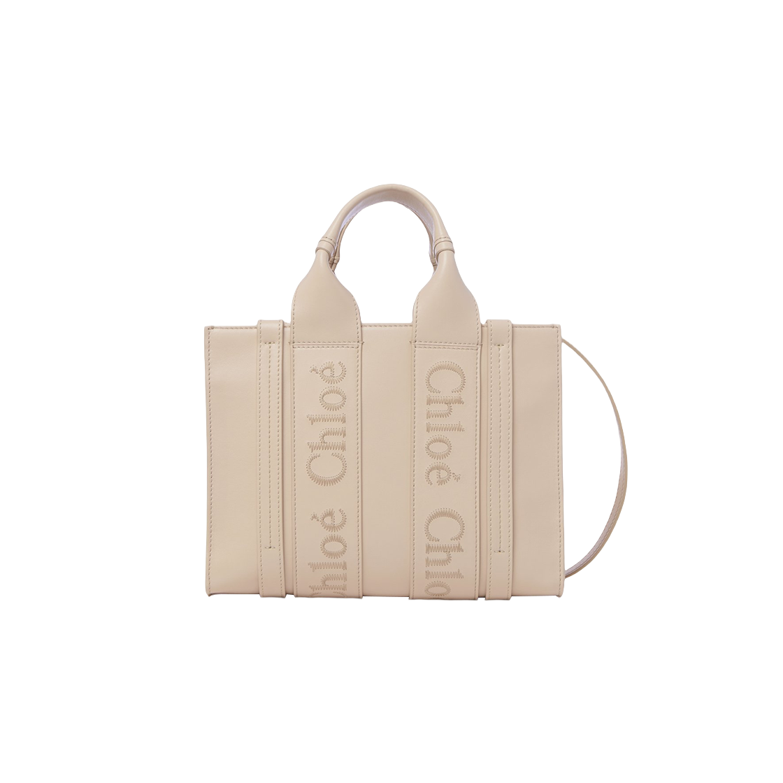 끌로에 스몰 우디 토트백 시멘트 핑크 | Chloe | KREAM