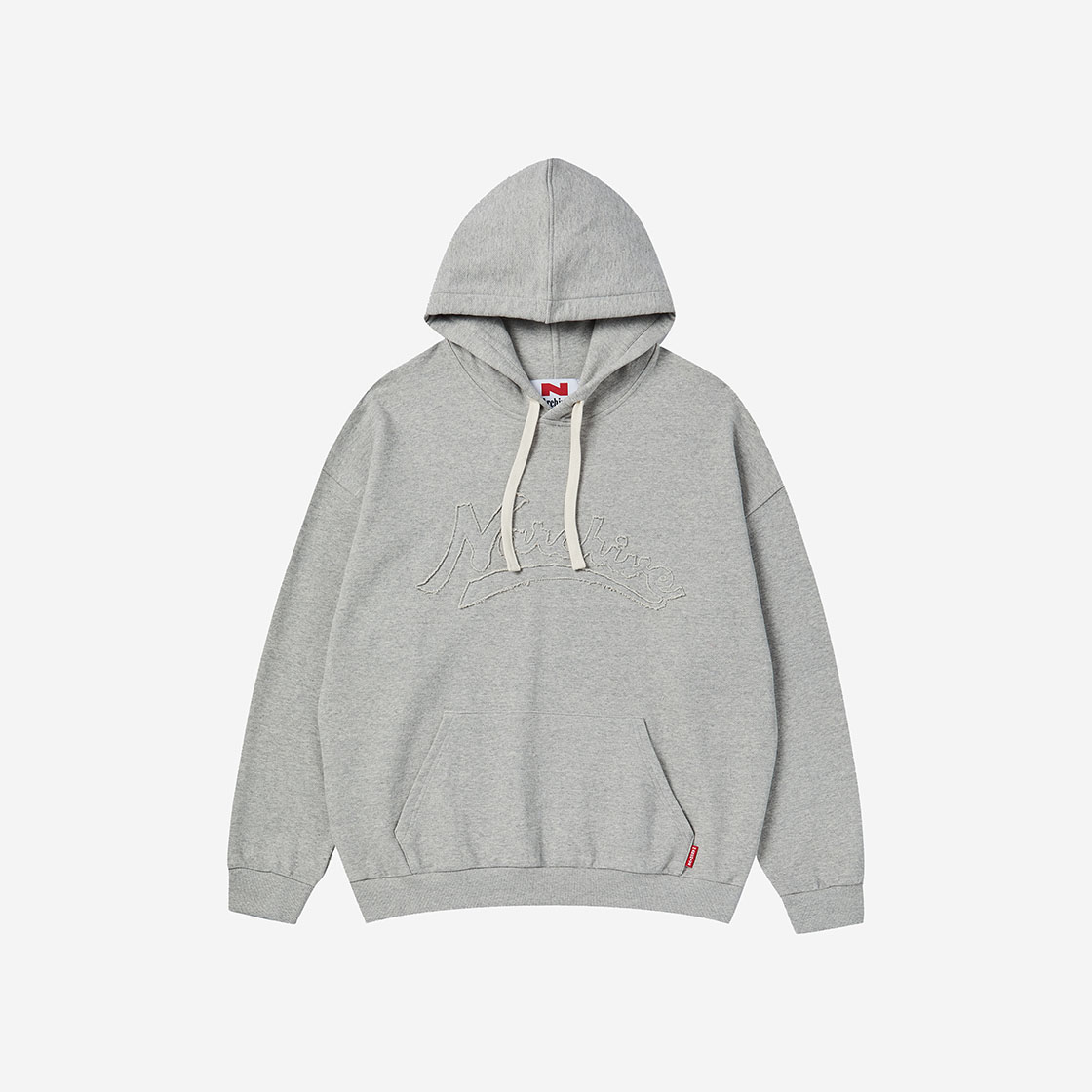 엔 아카이브 아카이브 아플리케 후드 티셔츠 그레이 | N ARCHIVE | KREAM