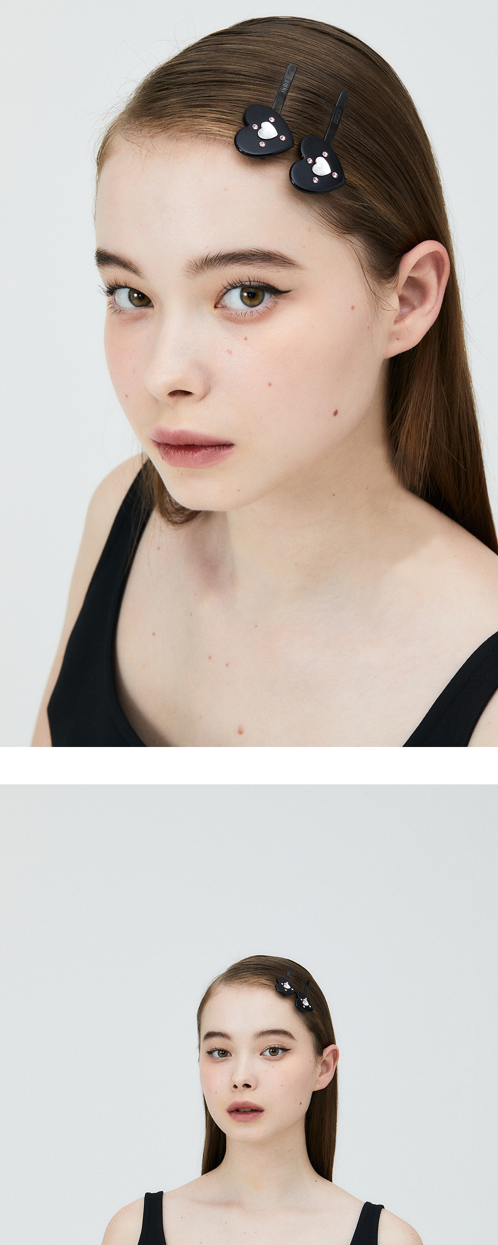 드니니 하트 헤어핀 블랙 | DNINI | KREAM