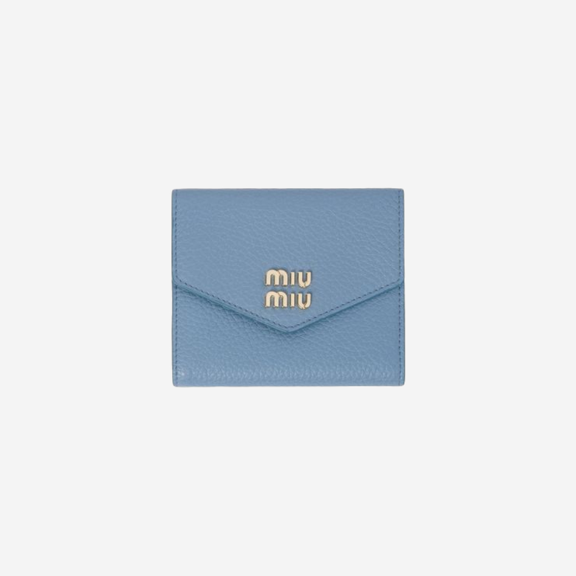 미우 미우 가죽 반지갑 아스트랄 블루 | Miu Miu | KREAM