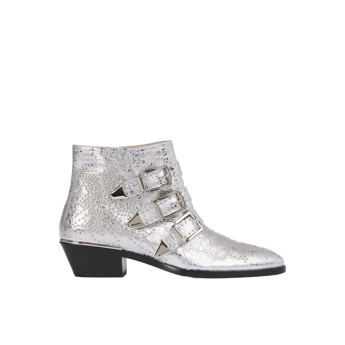 (W) 끌로에 수자나 숏 부츠 실버 | Chloe | KREAM