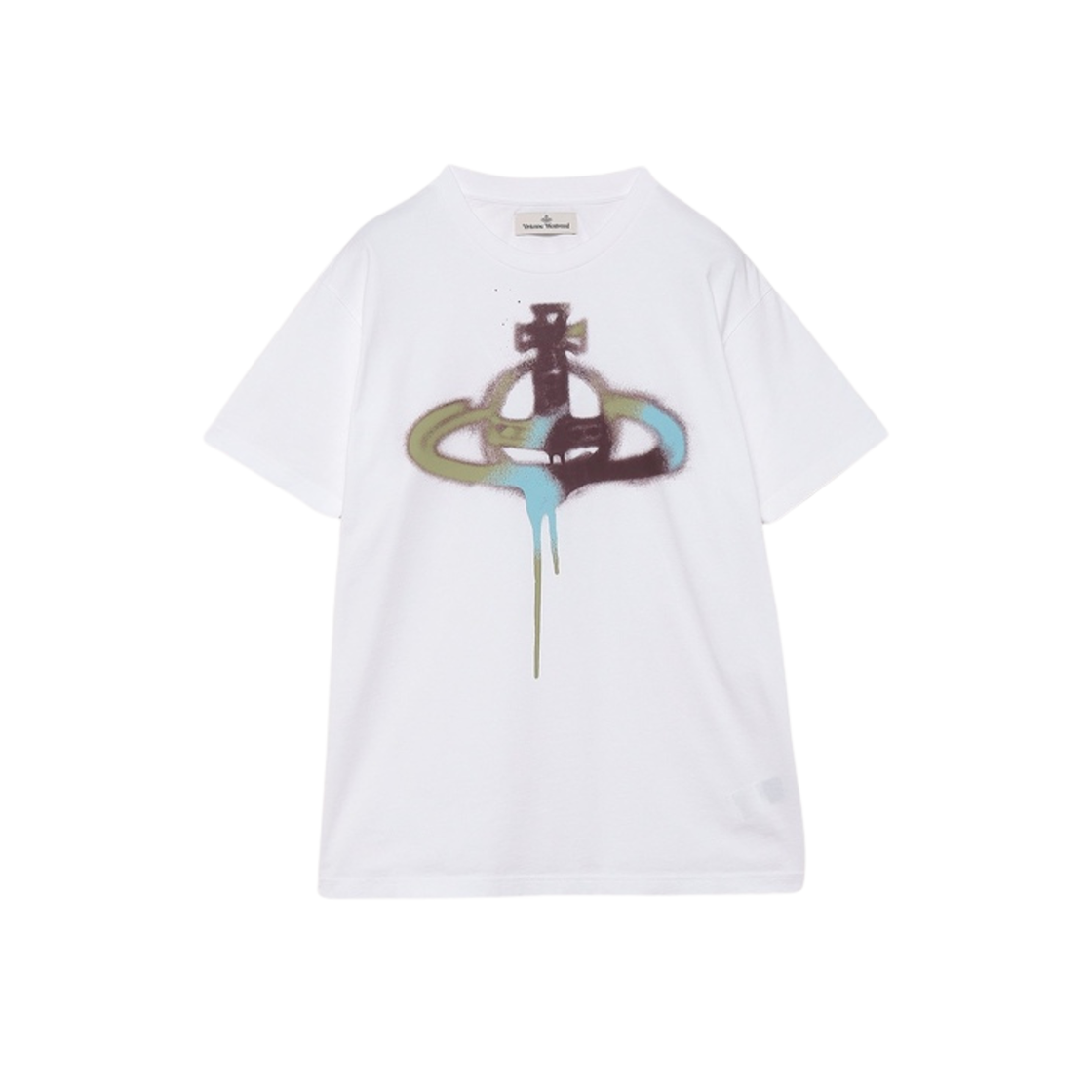 (W) 비비안 웨스트우드 스프레이 오브 클래식 티셔츠 화이트 | Vivienne Westwood | KREAM