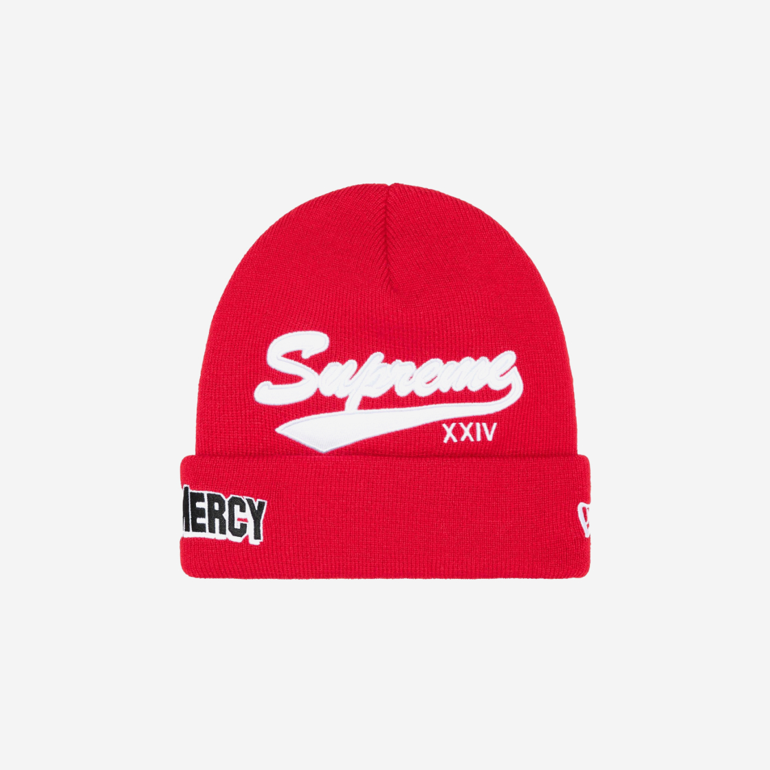 슈프림 x 뉴에라 살베이션 비니 레드 - 24SS | Supreme | KREAM
