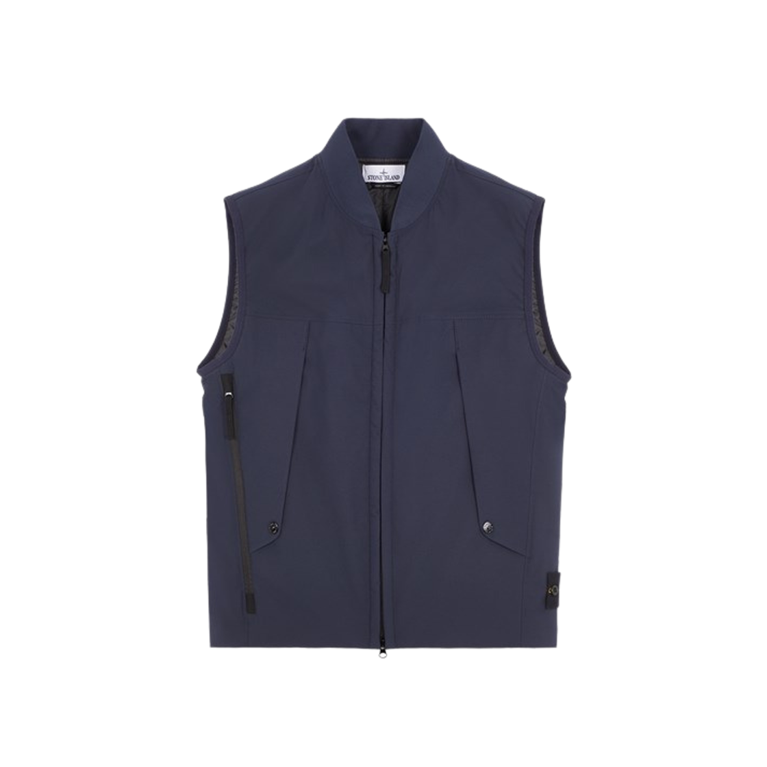 스톤 아일랜드 G0121 소프트 셸-R E.Dye 테크놀로지 리사이클 폴리에스터 프라이멀로프트 니트 베스트 블루 - 24SS ...