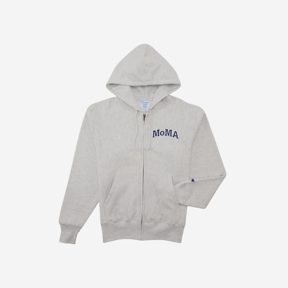 챔피온 x 모마 집업 후드 실버 그레이 | Champion | KREAM