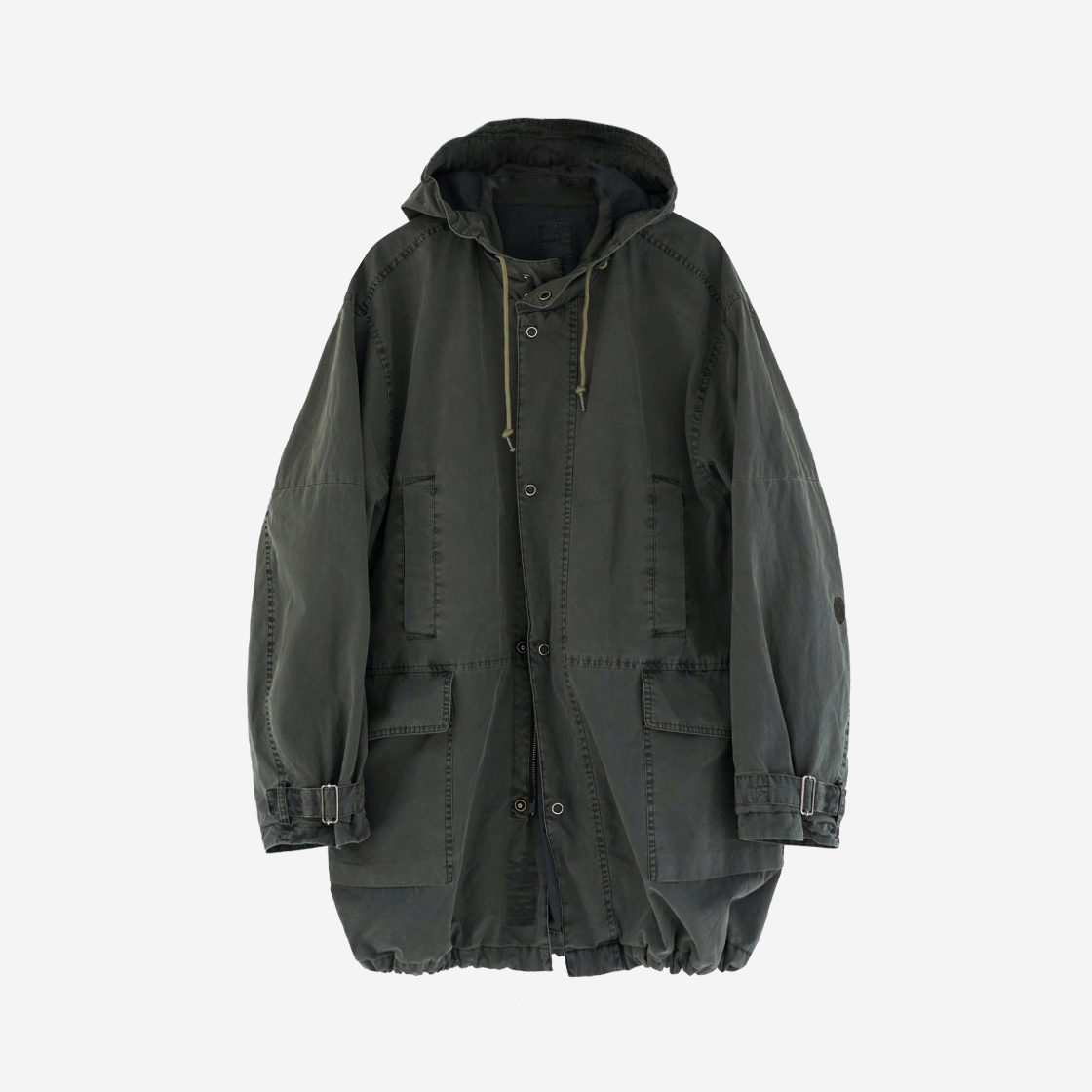 폴리테루 64 델 모즈 파카 올리브 - 24SS | Polyteru | KREAM