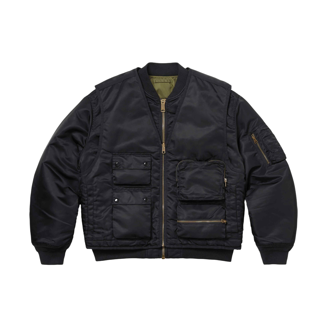 슈프림 투인원 MA-1 + 베스트 블랙 - 24SS | Supreme | KREAM