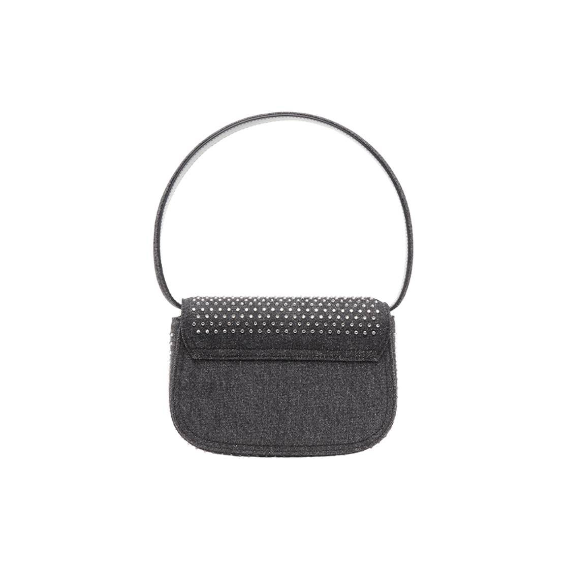 디젤 1DR 아이코닉 숄더 백 데님 앤 크리스탈 블랙 | Diesel | KREAM