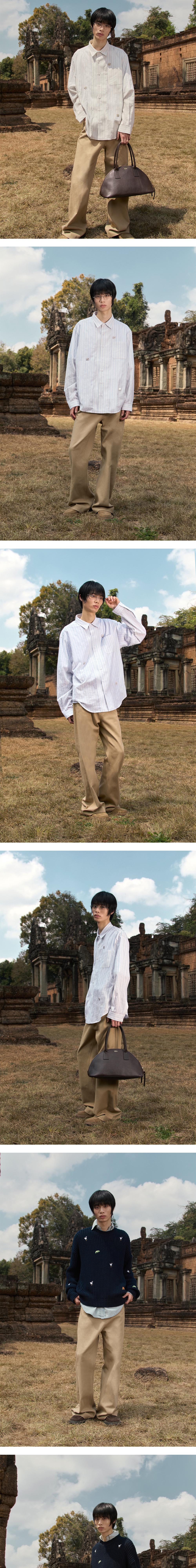 에스티유 24 스프링 플레어 코튼 팬츠 베이지 | STU | KREAM