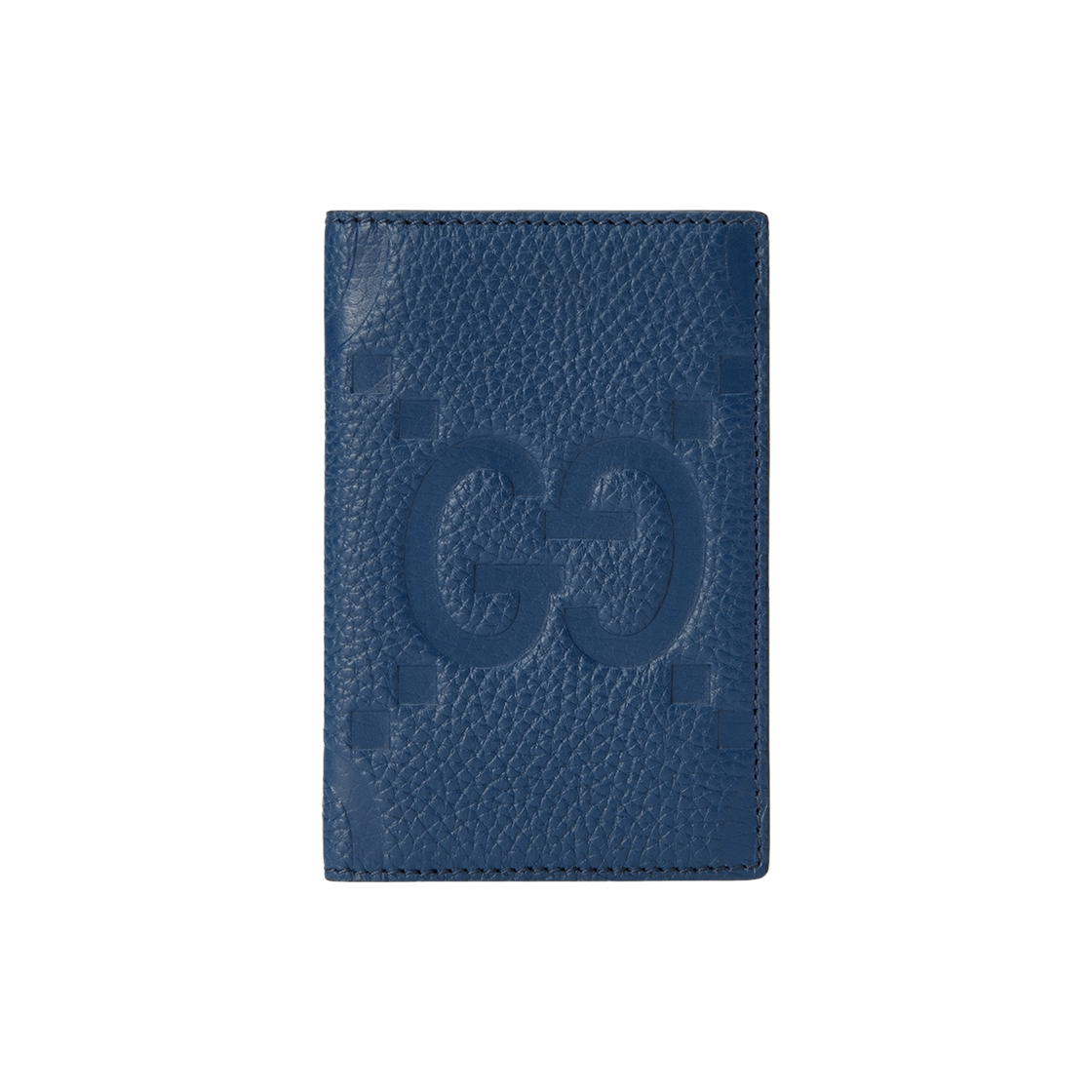 구찌 점보 GG 카드 케이스 블루 레더 | Gucci | KREAM