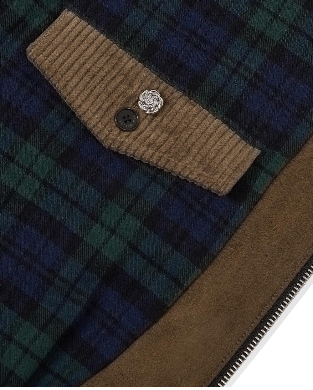 에스티유 하이넥 스웨이드 자켓 브라운 | STU | KREAM