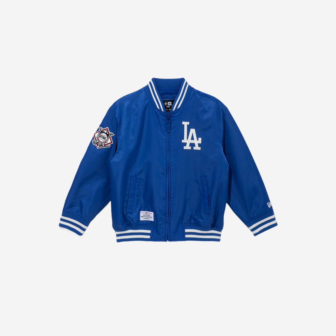(Kids) 뉴에라 MLB 서울 시리즈 LA 다저스 나일론 자켓 블루 | New Era | KREAM