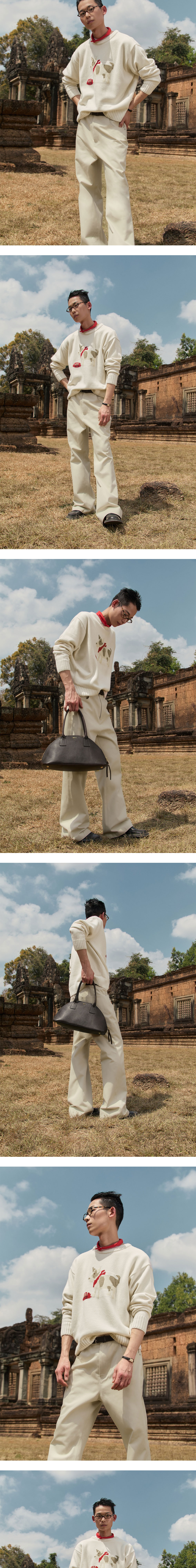 에스티유 폭스 테리어 니트 크림 | STU | KREAM