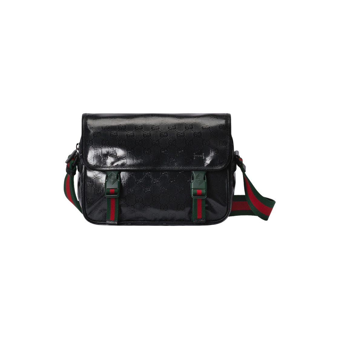 구찌 GG 크리스탈 메신저 백 블랙 | Gucci | KREAM