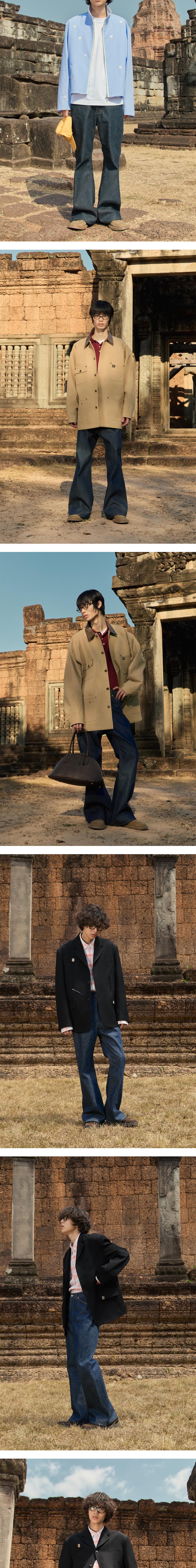 에스티유 플레어 인디고 데님 팬츠 블루 | STU | KREAM