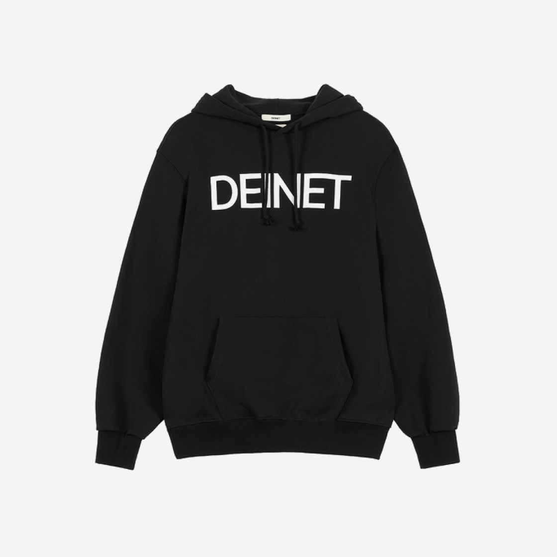 다이닛 빅 로고 후드 블랙 | Deinet | KREAM