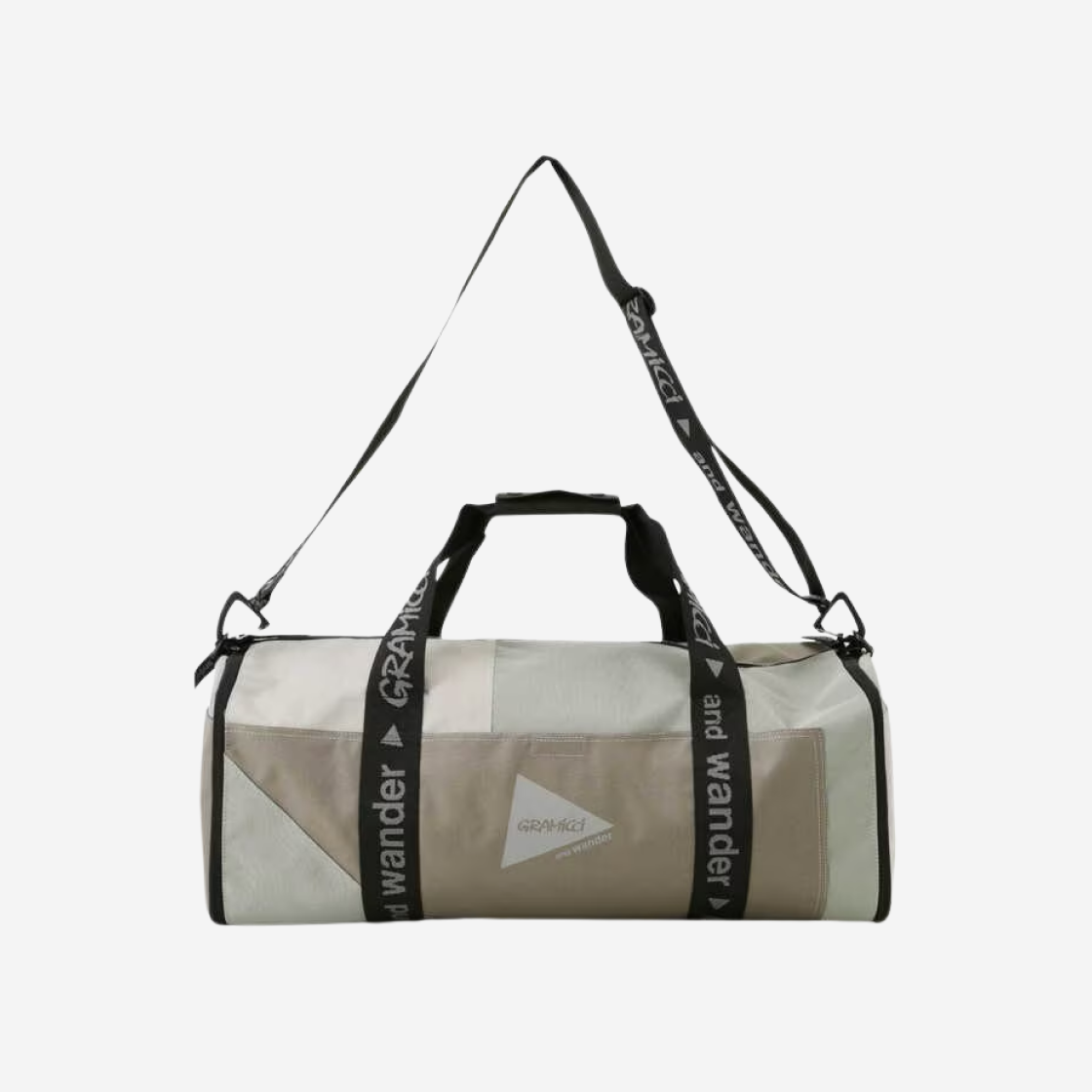 앤드원더 x 그라미치 멀티 패치워크 보스턴 백 멀티 베이지 | and wander | KREAM