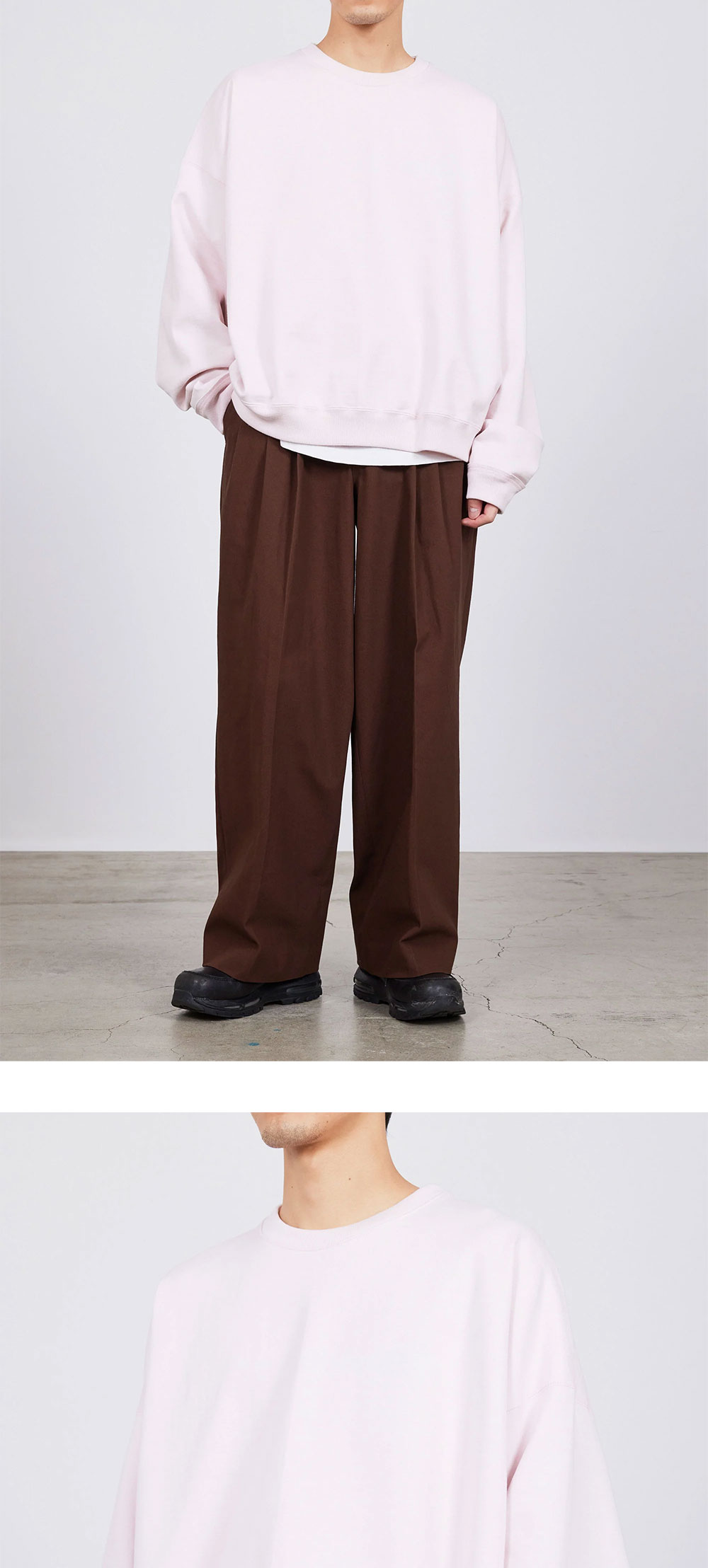 마카웨어 휴지 스웨트 쇼트 핑크 | Markaware | KREAM