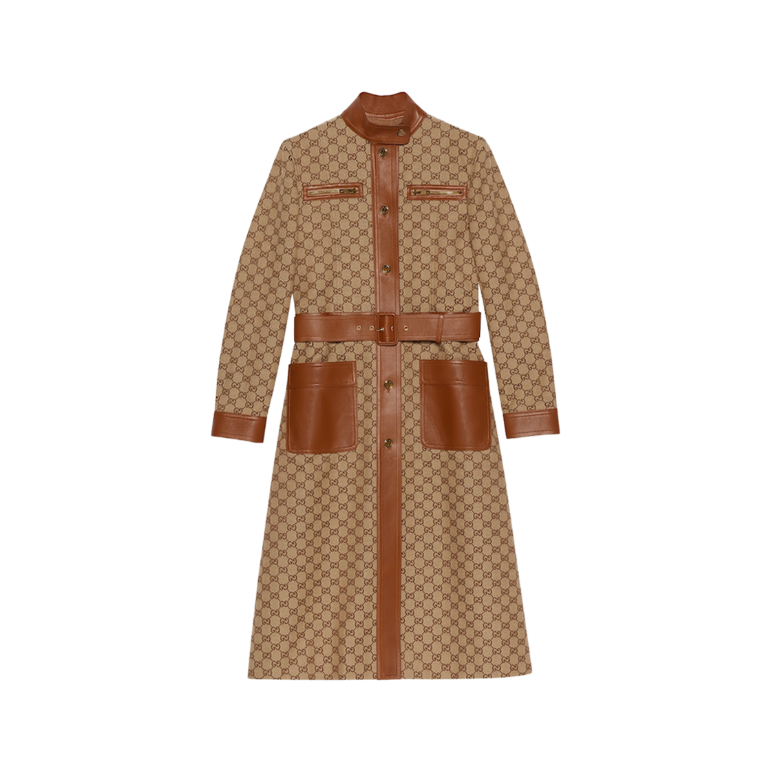 (W) 구찌 GG 캔버스 코트 베이지 에보니 | Gucci | KREAM