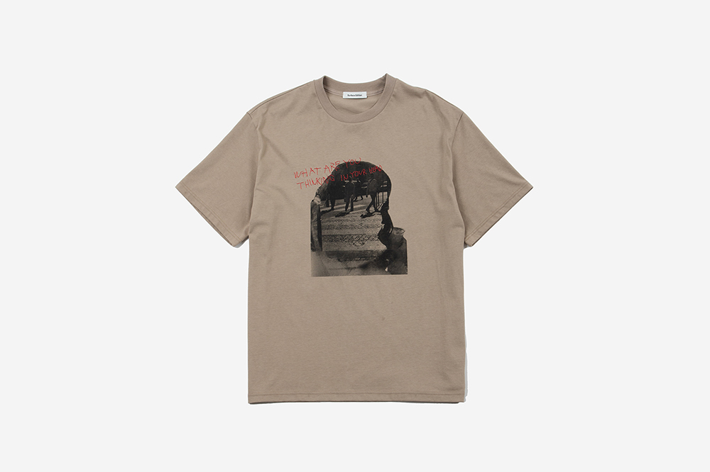 서피스에디션 프로젝션 티셔츠 베이지 | Surface Edition | KREAM
