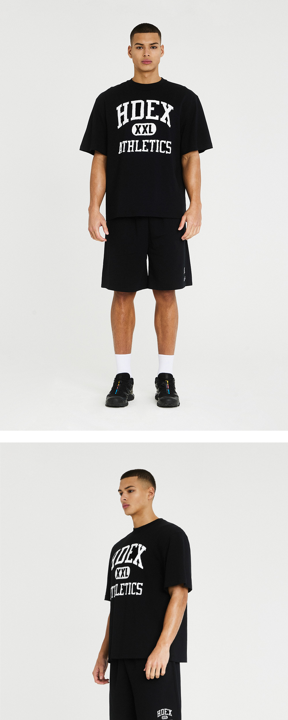 에이치덱스 바시티 숏 슬리브 블랙 | HDEX | KREAM