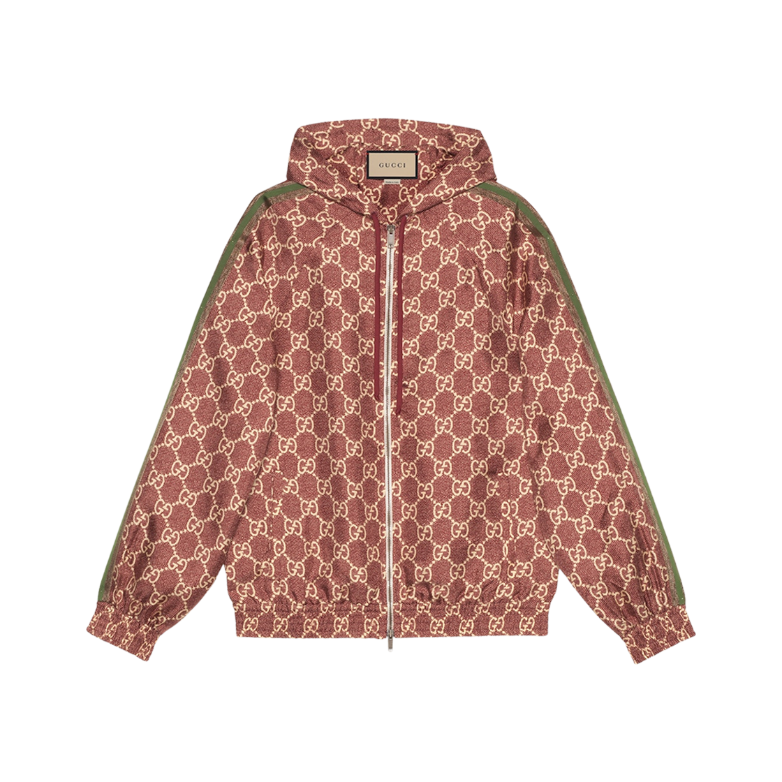 (W) 구찌 GG 슈프림 프린트 실크 자켓 핑크 베이지 | Gucci | KREAM