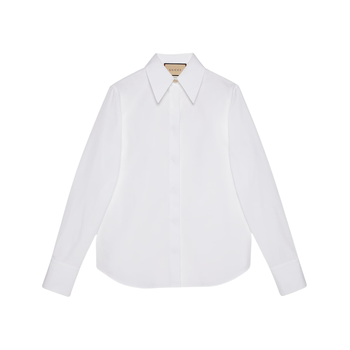(W) 구찌 코튼 셔츠 자수 화이트 | Gucci | KREAM