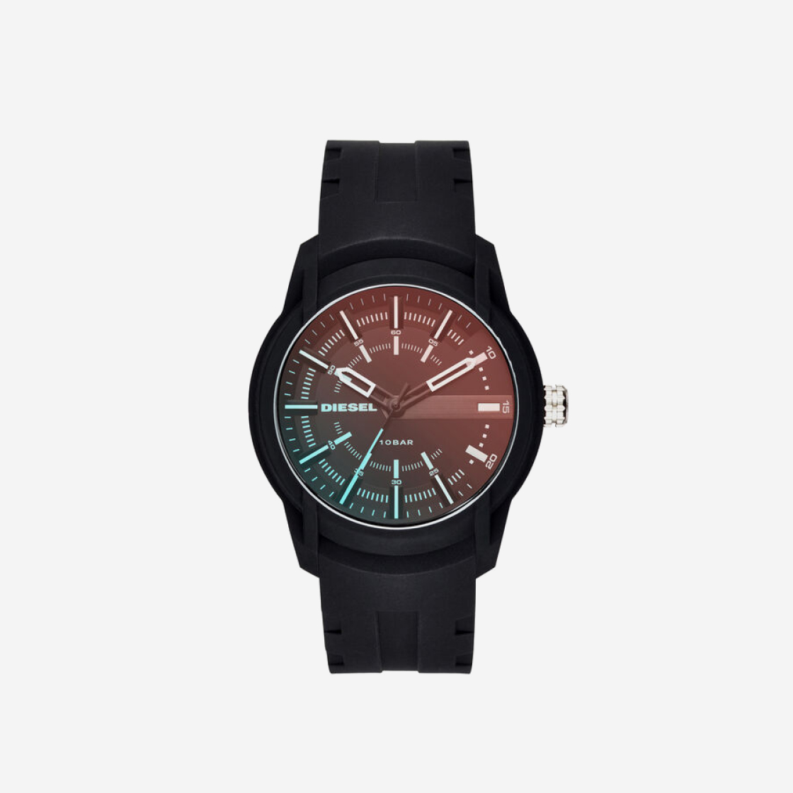디젤 Dz1819 앰버 쿼츠 쓰리핸드 45mm 실리콘 블랙 | Diesel | KREAM