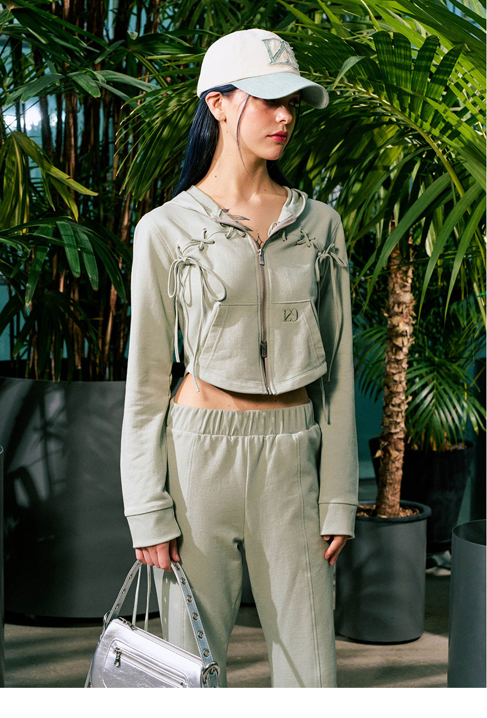 일리고 129 아플리케 볼 캡 크림 | ILLIGO | KREAM