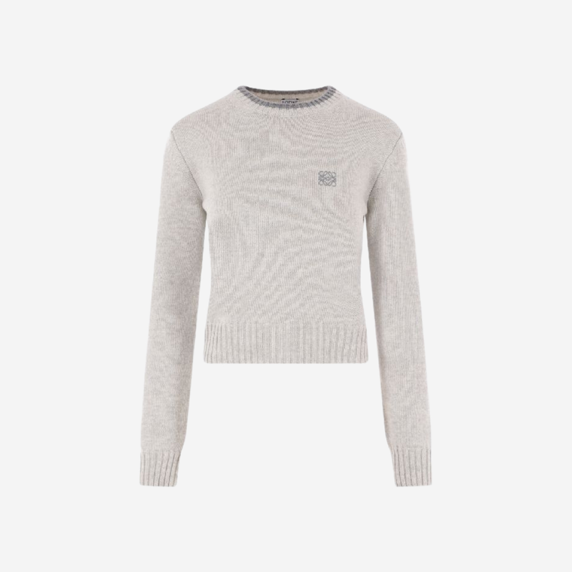 (W) 로에베 울 스웨터 라이트 그레이 | Loewe | KREAM