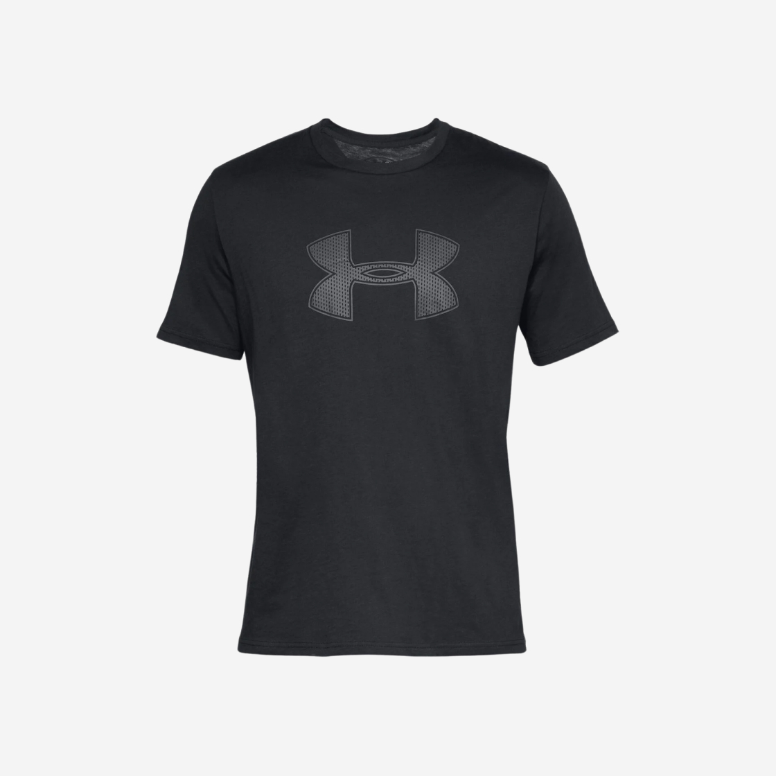 언더아머 빅 로고 숏슬리트 티셔츠 블랙 Under Armour Kream
