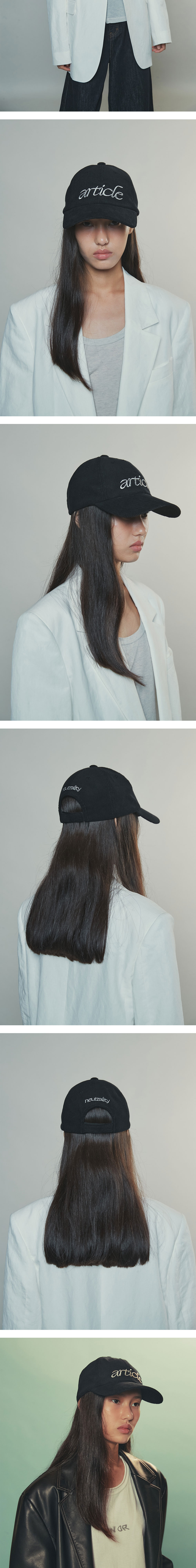 엔오르 우먼 아티클 코듀로이 캠프 캡 블랙 | ENOR | KREAM