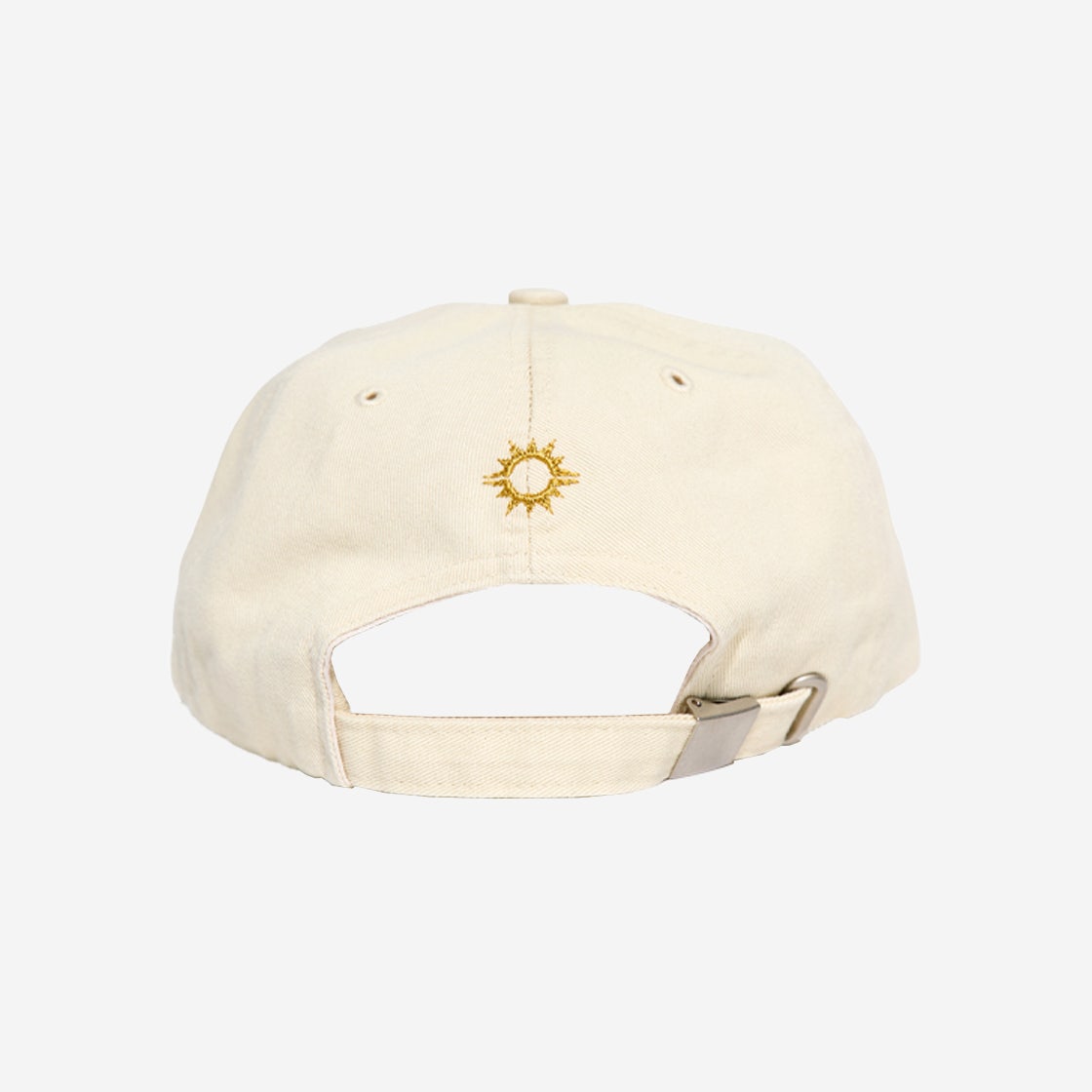 헬로선라이즈 워시드 투톤로고 6패널 캡 아이보리 | Hello Sunrise | KREAM