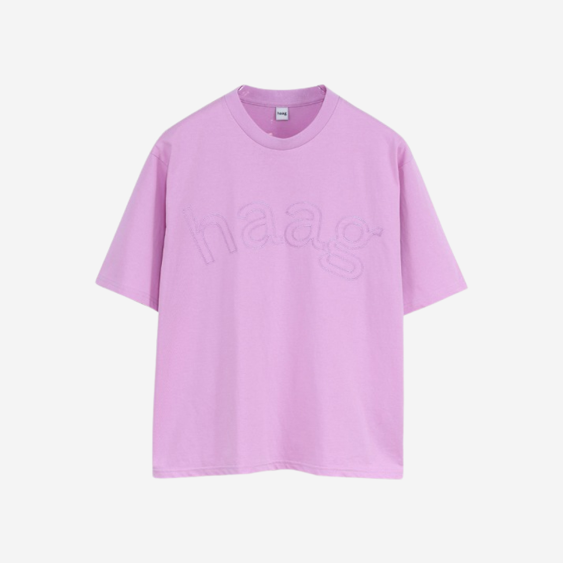 (W) 헤이그 어 글리터 박스 티셔츠 퍼플 | Haag | KREAM