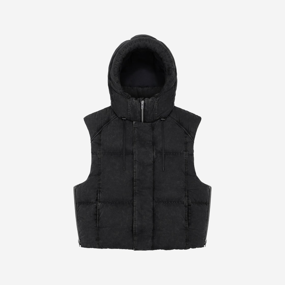 준지 다운 데님 베스트 점퍼 블랙 - 23FW | Juun.J | KREAM