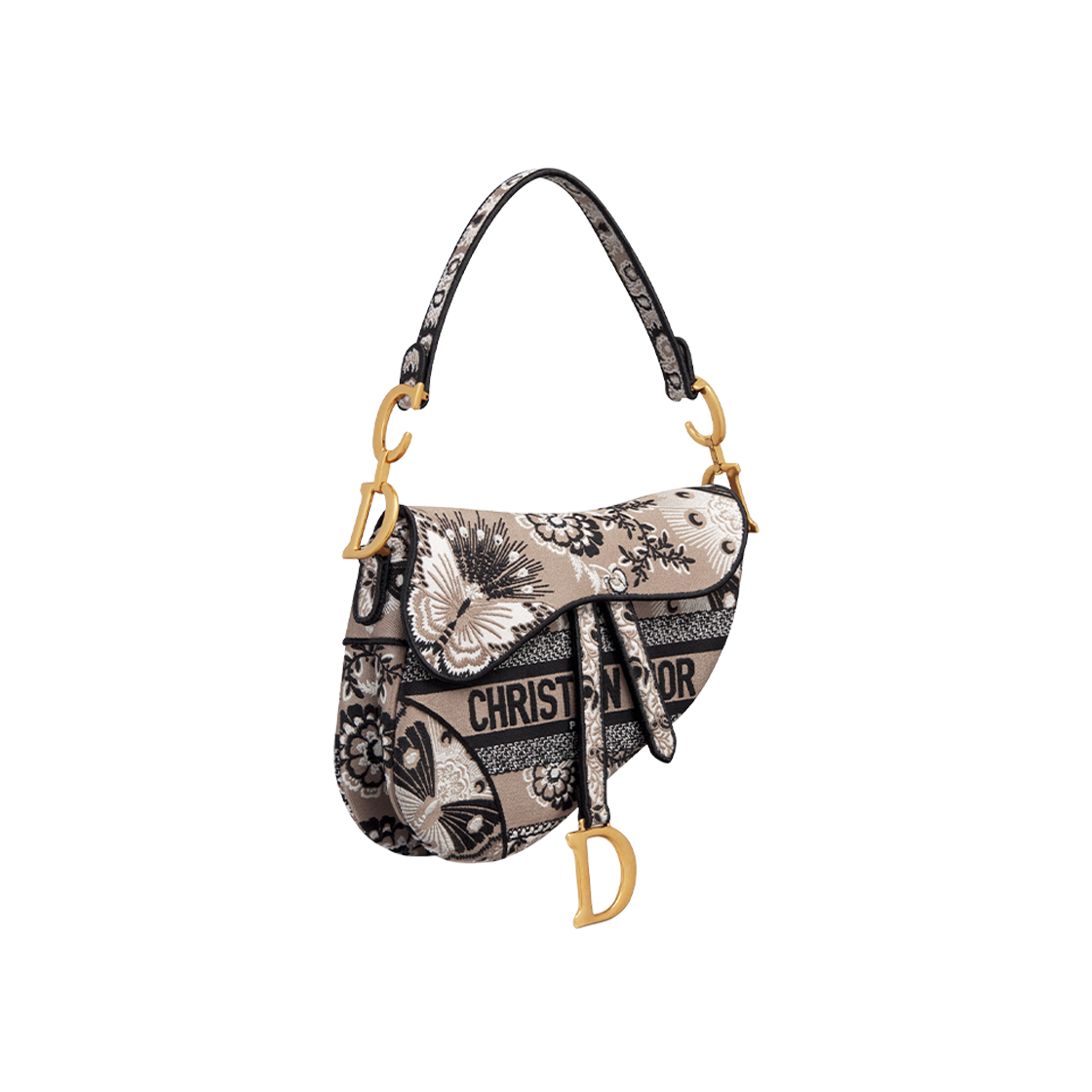 디올 새들 백 버터플라이 반다나 베이지 멀티컬러 | Dior | KREAM