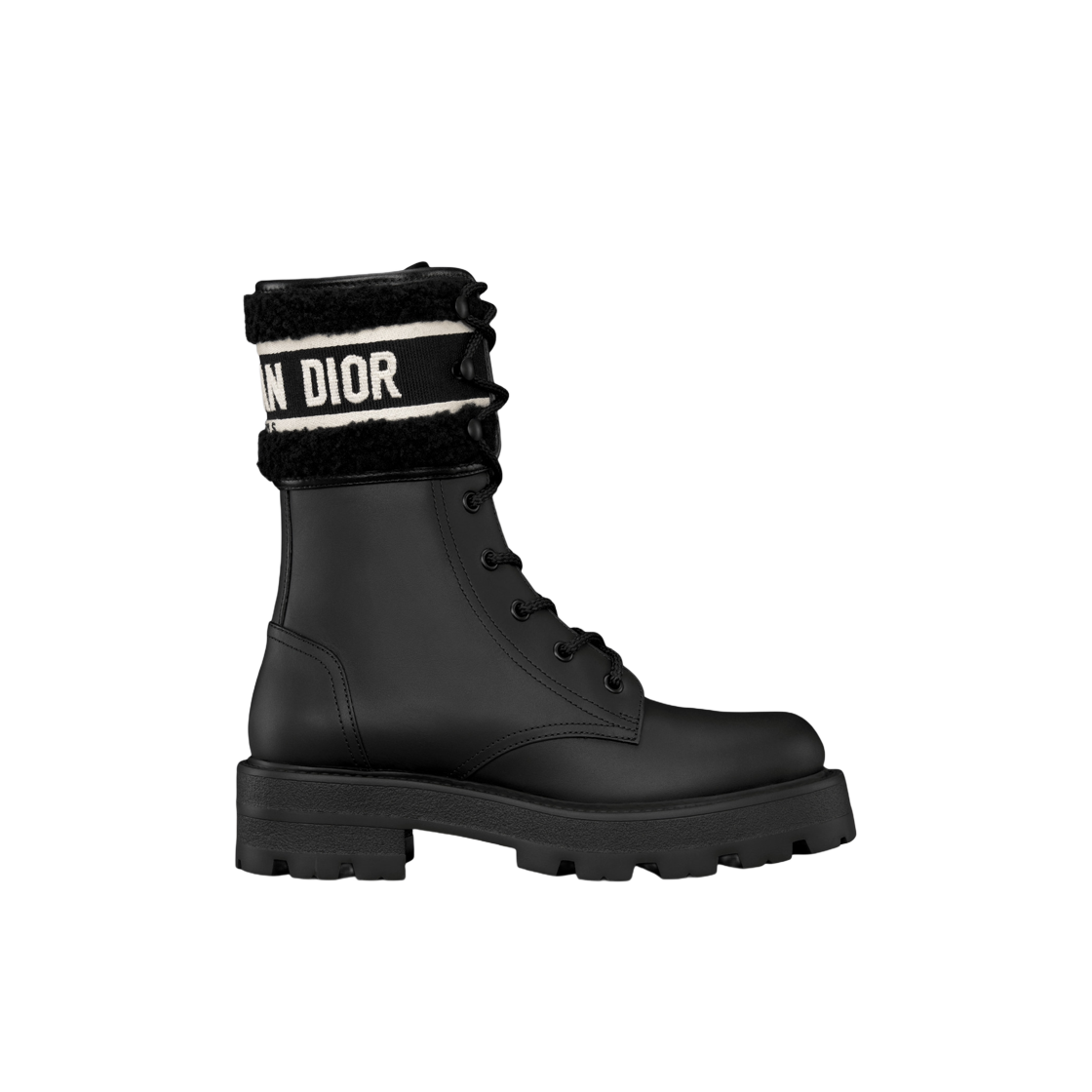 (W) 디올 D-메이저 앵클 부츠 블랙 셔링 | Dior | KREAM