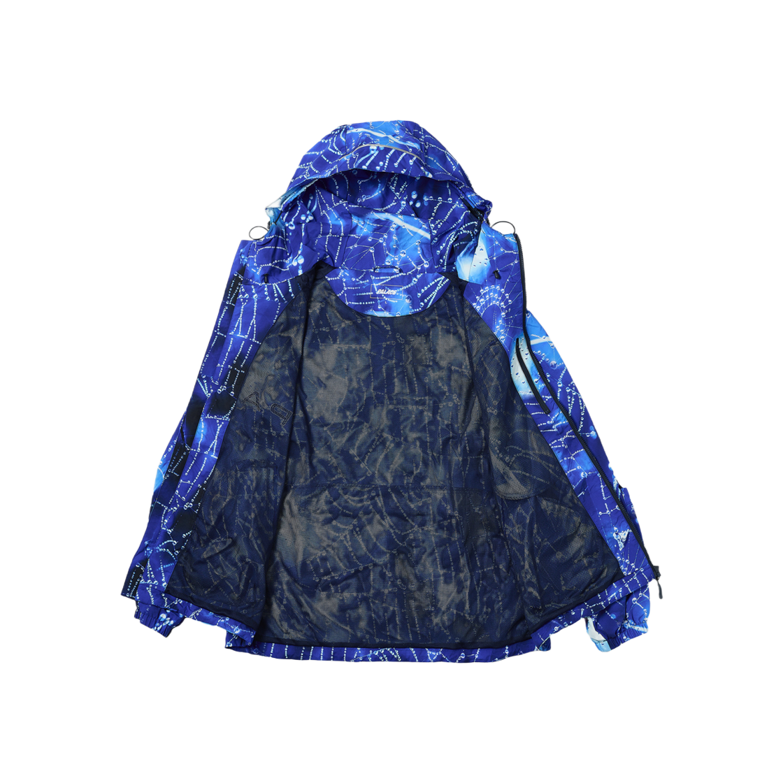 팔라스 아크 쉘 후드 자켓 스파이더 웹 블루 - 24SS | Palace | KREAM