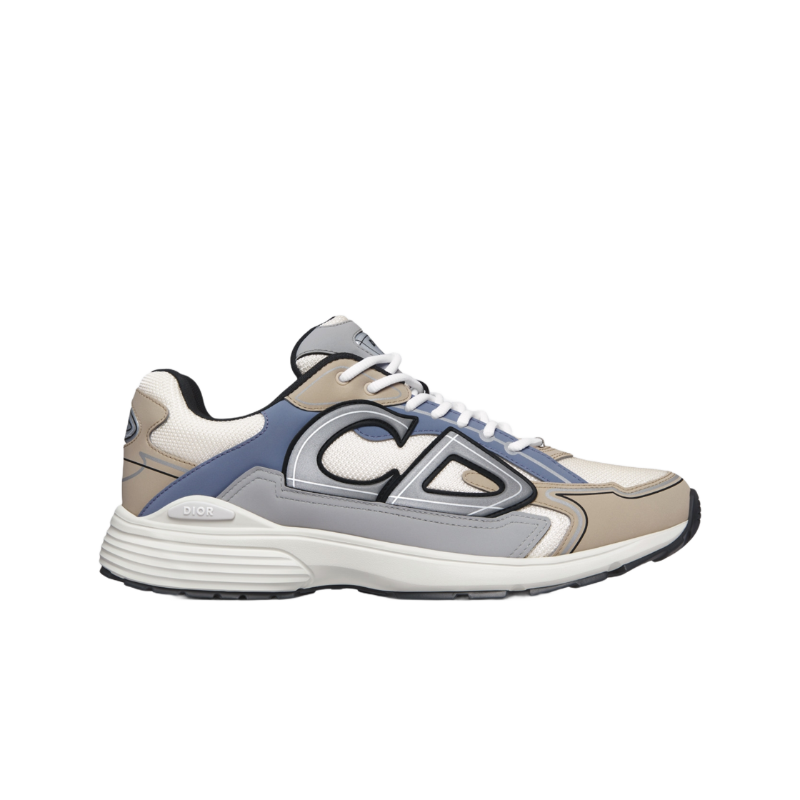 디올 B30 스니커즈 크림 메쉬 베이지 블루 그레이 | Dior | KREAM